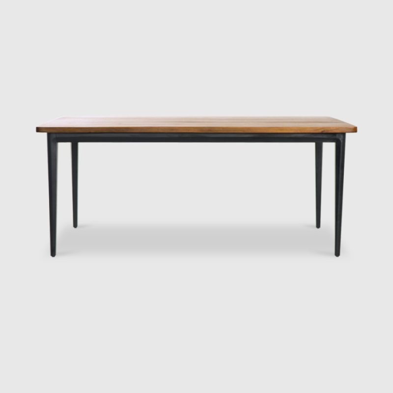 Meja Solid Mahoni Boise Round Dining Table - Alegre